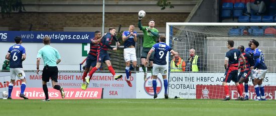 Oldhams Ian Lawlor During Fa Cup Editorial Stock Photo - Stock Image ...