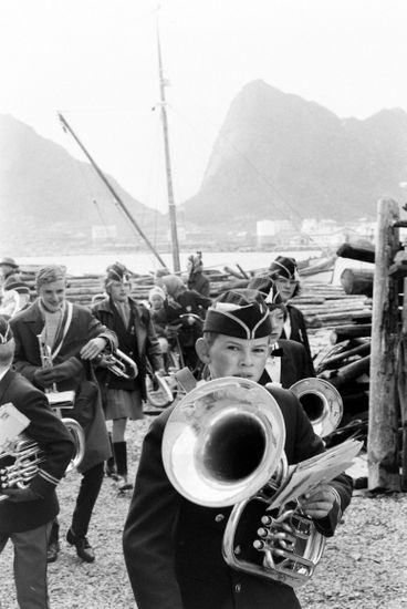 Children Carrying Musical Instruments Near Coast Editorial Stock Photo ...