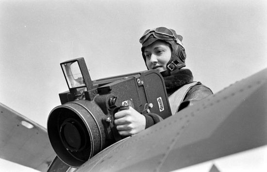 Marine Woman Holding Signal Light Cherry Editorial Stock Photo - Stock ...