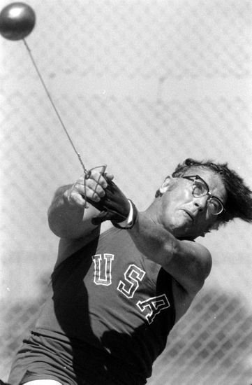 Harold Vincent Connolly Throwing Hammer United Editorial Stock Photo ...