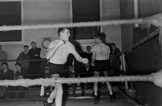 Fritzie Zivic Practicing Inside Boxing Ring Editorial Stock Photo ...