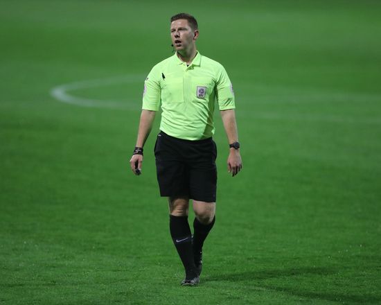 Match Referee Marc Edwards During Efl Editorial Stock Photo - Stock ...