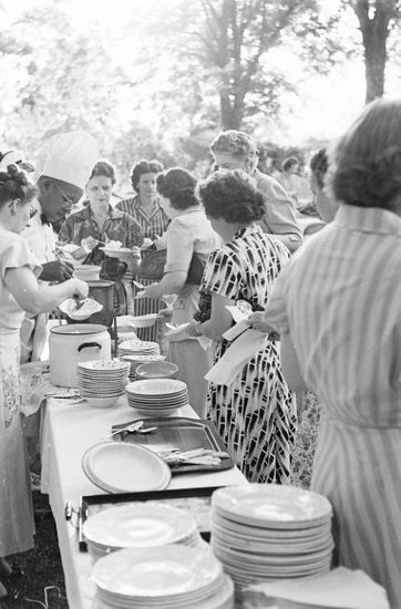 People Getting Food During Opening Little Editorial Stock Photo - Stock ...