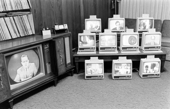 Display Cable Television Programs 1966 Editorial Stock Photo - Stock ...