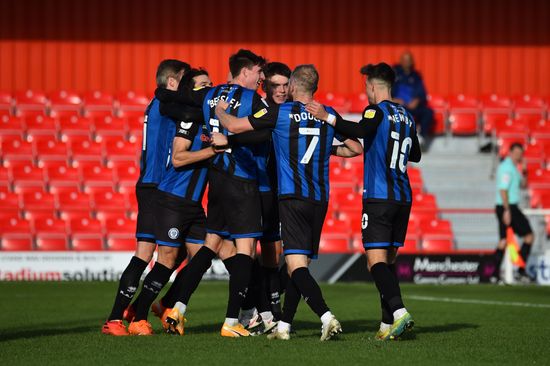 Jimmy Keohane Rochdale Celebrates His Goal Editorial Stock Photo ...
