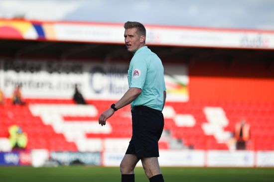 Scott Oldham Match Referee During Sky Editorial Stock Photo - Stock ...