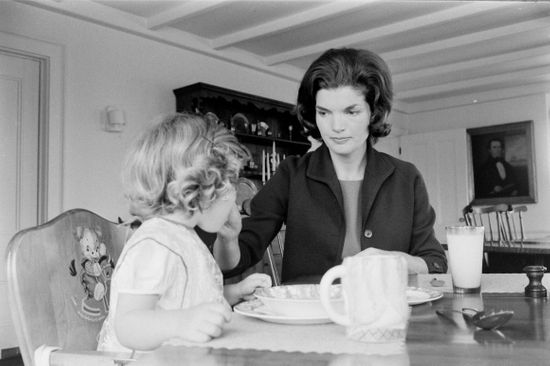 Jacqueline Lee Kennedy Eating Lunch Her Editorial Stock Photo - Stock ...