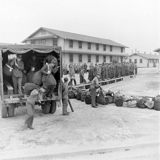 Soldiers Gathering Fort Benning During World Editorial Stock Photo ...