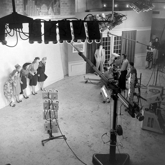 People Filming Dumont Television Studio Wanamakers Editorial Stock ...