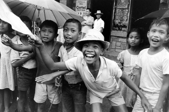 Children Gathering During Revisit General Douglas Editorial Stock Photo ...