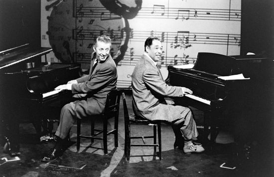 Stan Kenton L Duke Ellington R Editorial Stock Photo - Stock Image ...