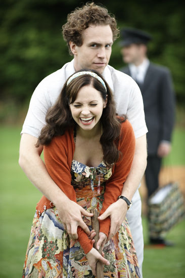 Rafe Spall Roger Bassington Georgia Moffett Editorial Stock Photo ...