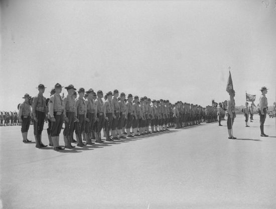 Soldiers Gathering On Ground Before Departing Editorial Stock Photo ...