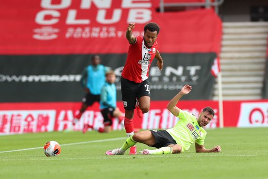 Ryan Bertrand Southampton Action George Baldock Editorial Stock Photo ...