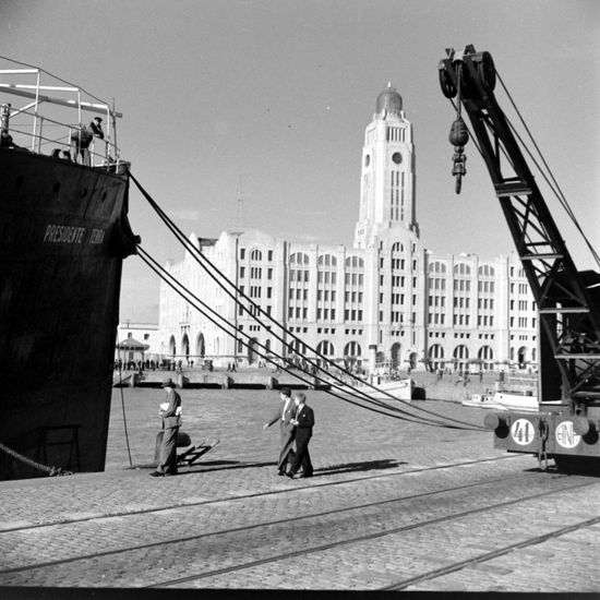 People Walking Port Under Nazi Communist Editorial Stock Photo - Stock ...