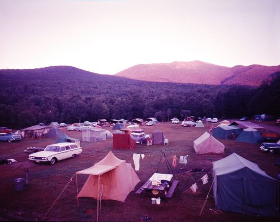 People Building Tents National Forests United Editorial Stock Photo ...