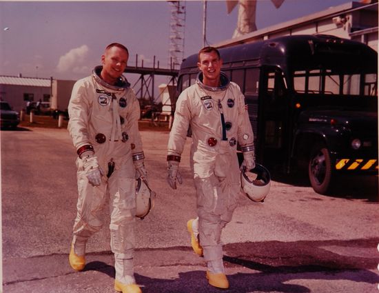 Neil Armstrong L David Randolph Scott Editorial Stock Photo - Stock ...