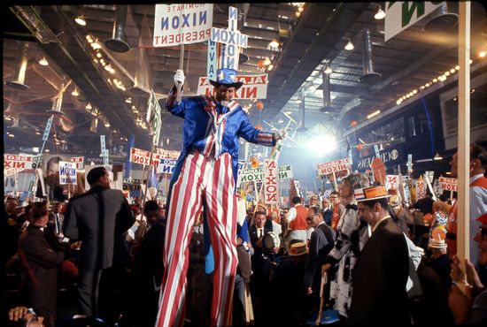 Man Wearing Costume During Republican National Editorial Stock Photo ...