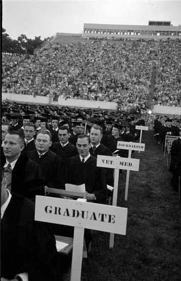 People Watching Graduation Ceremony During Harry Editorial Stock Photo ...