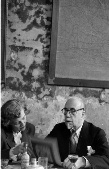 Portrait Thomas Beecham Lady Beecham During Editorial Stock Photo ...