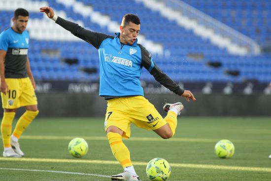 Yanis Rahmani Malaga Cf Warming During Editorial Stock Photo - Stock ...