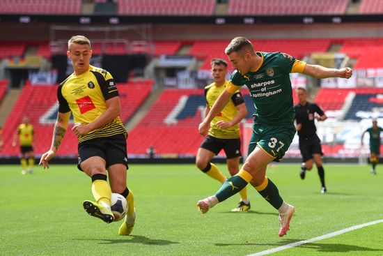 Callum Roberts 37 Notts County Shoots Editorial Stock Photo - Stock ...