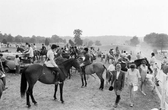 People Riding Horses Full Cry Farm Editorial Stock Photo - Stock Image ...