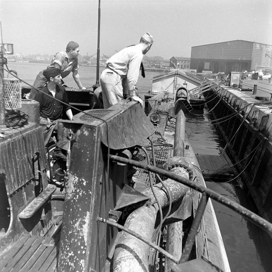 German Submarine Docking On Port United Editorial Stock Photo - Stock ...
