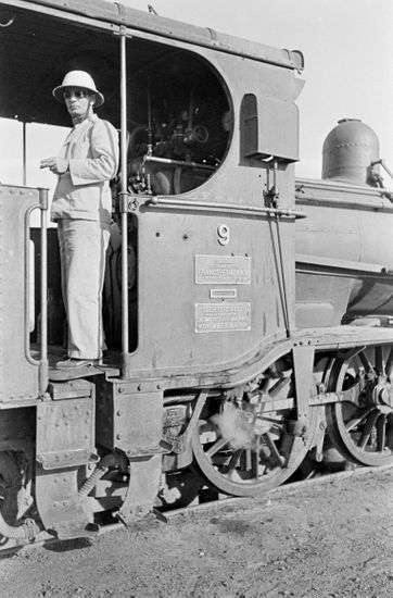 Man Riding Train Ethiopia 1935 Editorial Stock Photo - Stock Image ...