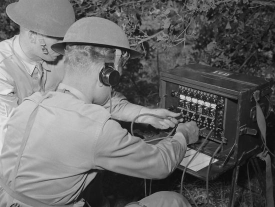 Soldiers Operating Radio During Training World Editorial Stock Photo ...