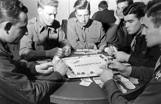Officers Playing Monopoly 1944 Editorial Stock Photo - Stock Image ...