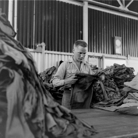 Man Sorting Clothes San Quentin State Editorial Stock Photo - Stock ...