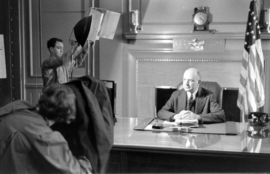 Stanley Forman Reed Sitting His Office Editorial Stock Photo - Stock ...