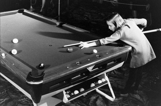 American Pool Player Jean Balukas Playing Editorial Stock Photo - Stock ...