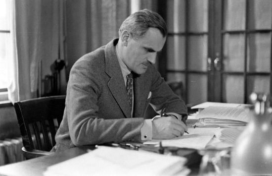 Arthur Holly Compton Sitting On His Editorial Stock Photo - Stock Image ...