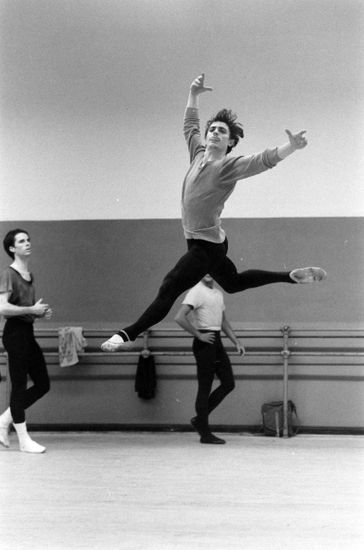Dancer Edward Villella Jumping During Ballet Editorial Stock Photo ...