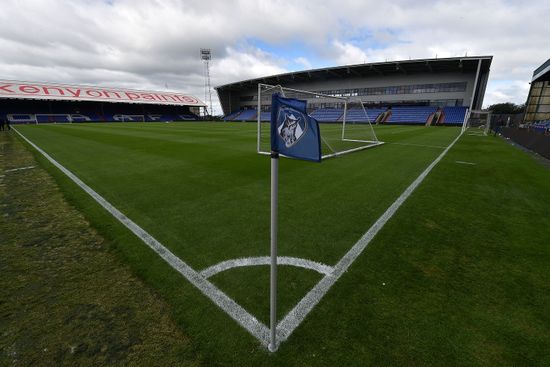 Oldham Athletics Boundary Park Ground During Editorial Stock Photo ...