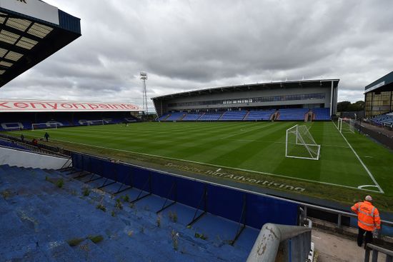 Oldham Athletics Boundary Park Ground During Editorial Stock Photo ...