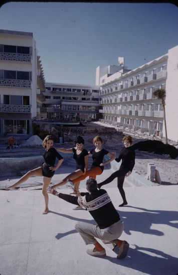 Night Club Performers Dancing Outside Miami Editorial Stock Photo ...