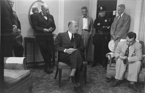 Richard Brevard Russell Junior Sitting On Editorial Stock Photo - Stock ...