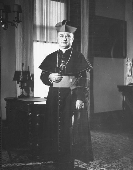 Portrait Archbishop Francis Joseph Spellman 1943 Editorial Stock Photo ...