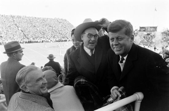 John Fitzgerald Kennedy Smiling During His Editorial Stock Photo ...