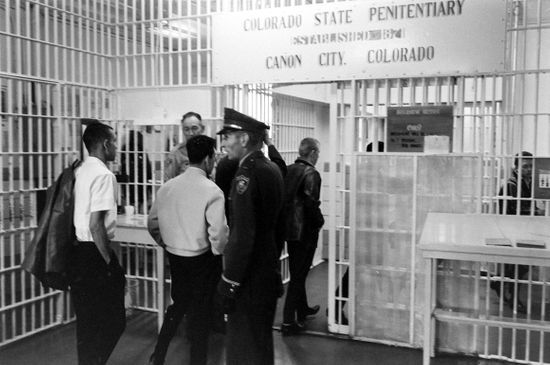 People Visiting Colorado State Penitentiary Tour Editorial Stock Photo ...