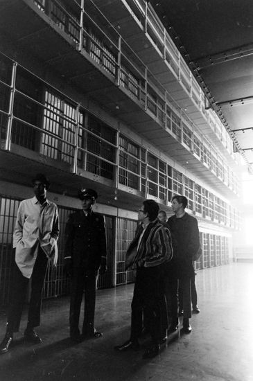 Policeman Touring Offenders Colorado State Penitentiary Editorial Stock ...