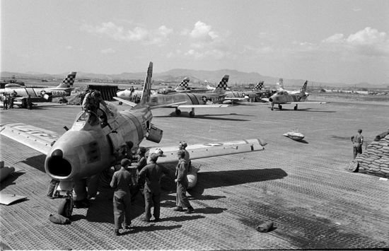 Fifth Air Force Soldiers Gathering Near Editorial Stock Photo - Stock ...