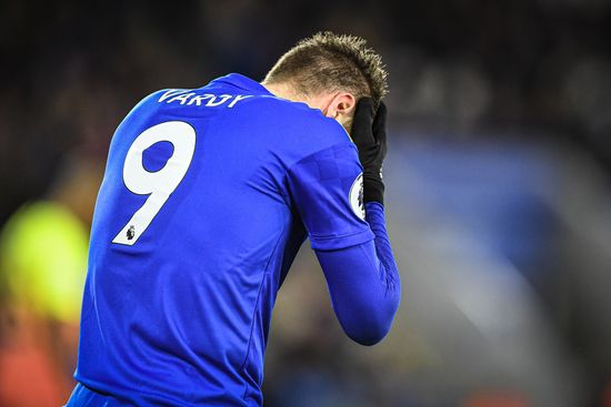 Jamie Vardy 9 Leicester City Reacts Editorial Stock Photo - Stock Image ...