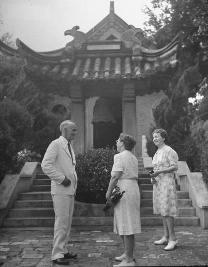 Missionary John Leighton Stuart Talking Members Editorial Stock Photo ...