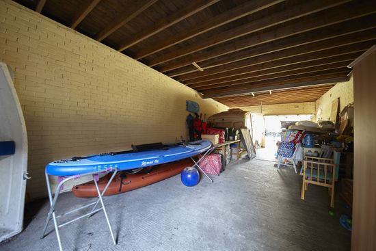 Spacious Interior Garage a Rundown Garage Editorial Stock Photo - Stock ...
