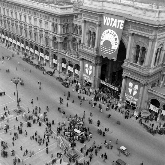 People Gathering On First Democratic Elections Editorial Stock Photo ...