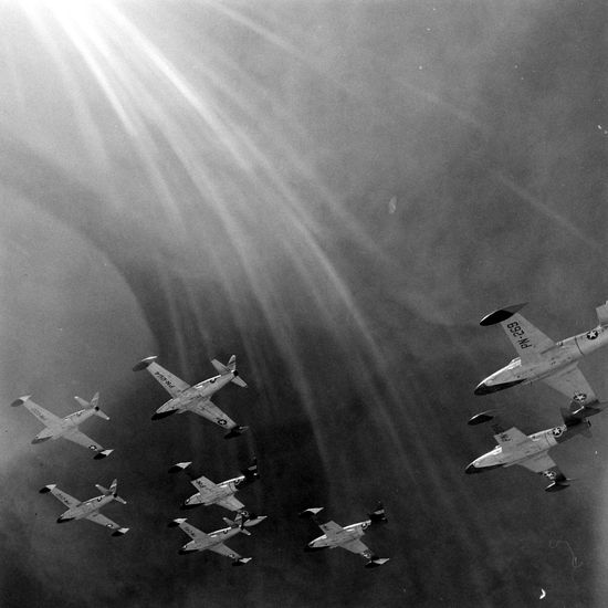 Lockheed P80 Shooting Star Jet Fighters Editorial Stock Photo - Stock ...